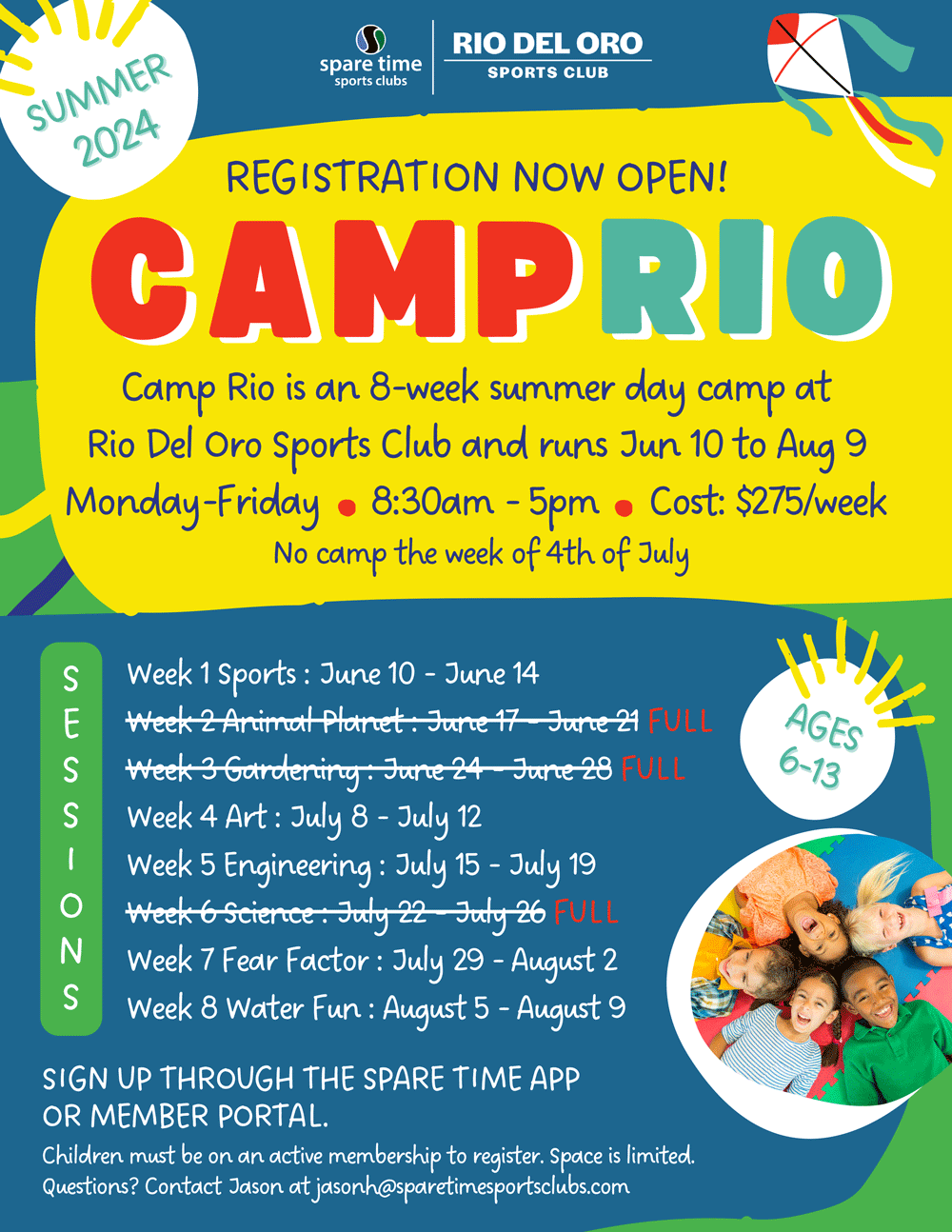 Rio Del Oro Youth | Greater Sacramento Region and Contra Costa County | Spare Time Sports Clubs