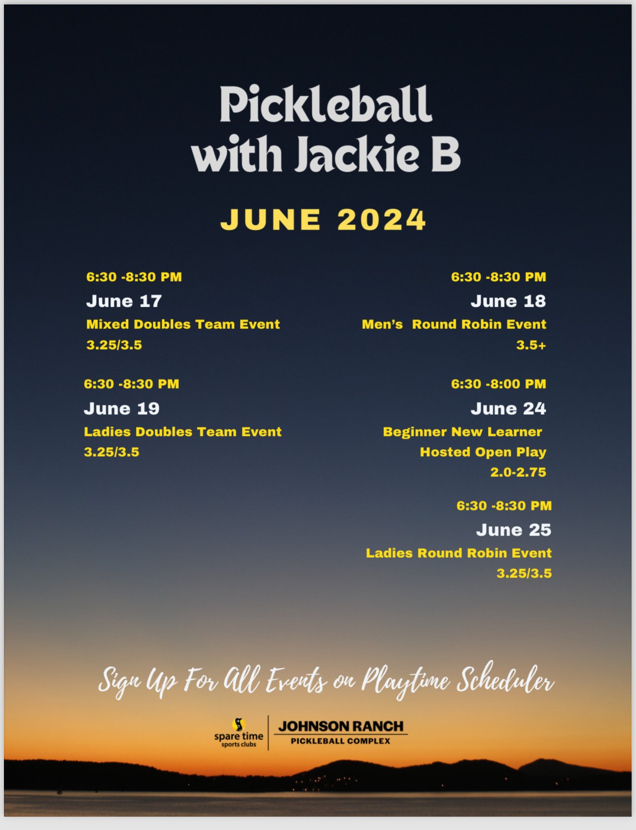 Johnson Ranch Pickleball | Greater Sacramento Region and Contra Costa ...