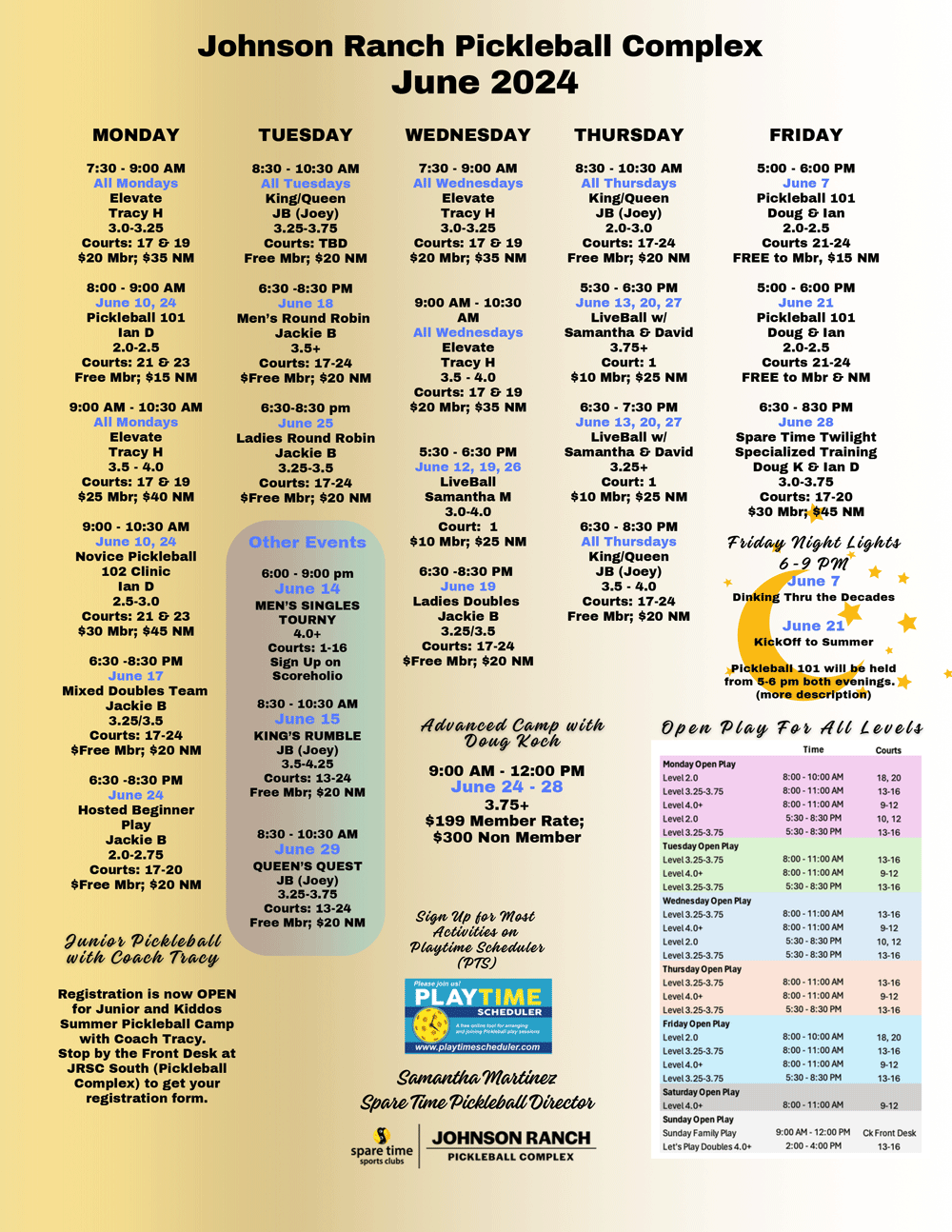 Johnson Ranch Pickleball | Greater Sacramento Region and Contra Costa ...