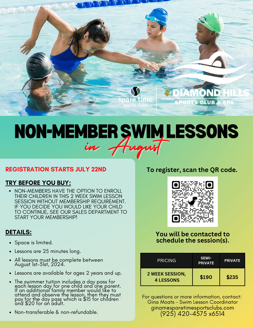 Diamond Hills Swimming | Greater Sacramento Region and Contra Costa ...