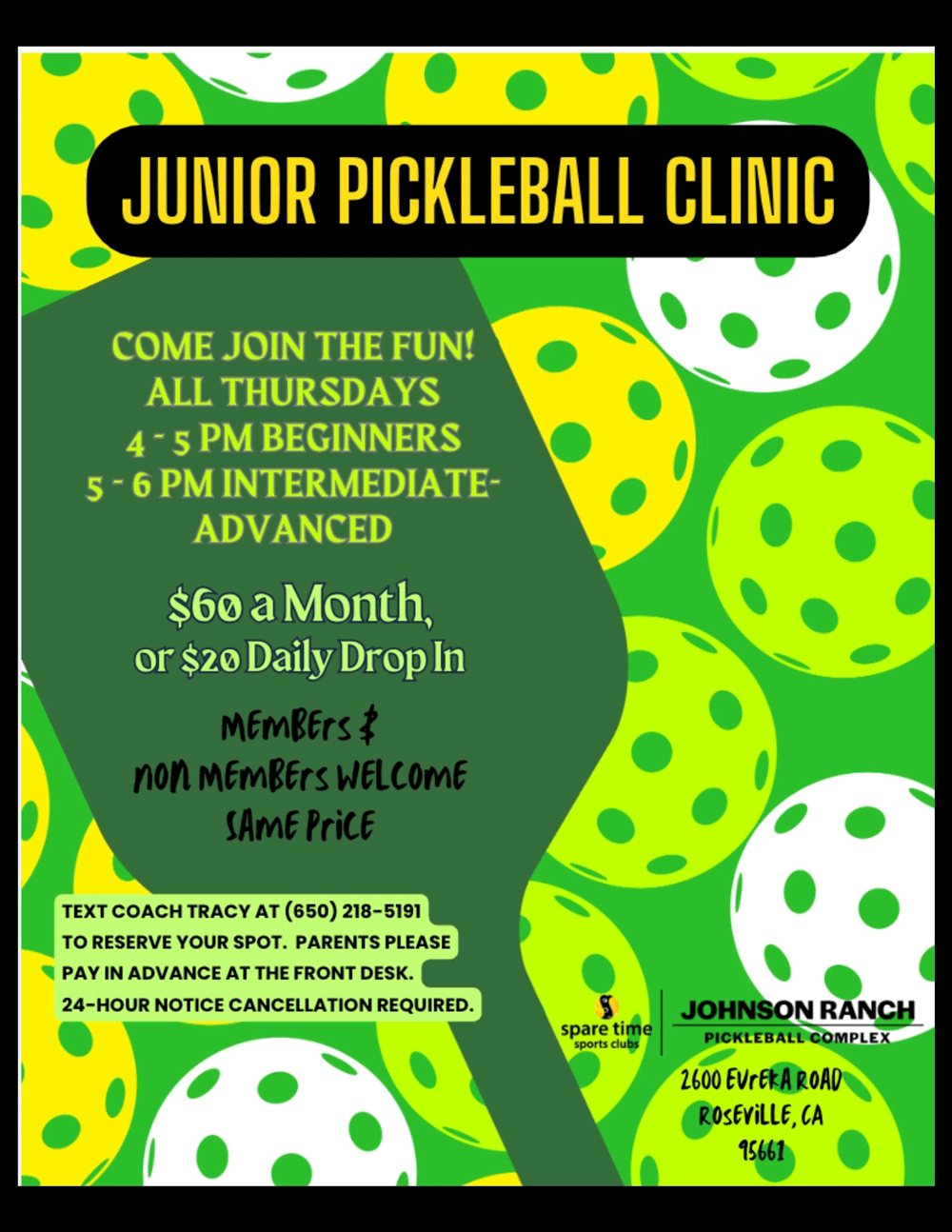 Johnson Ranch Pickleball | Greater Sacramento Region and Contra Costa ...