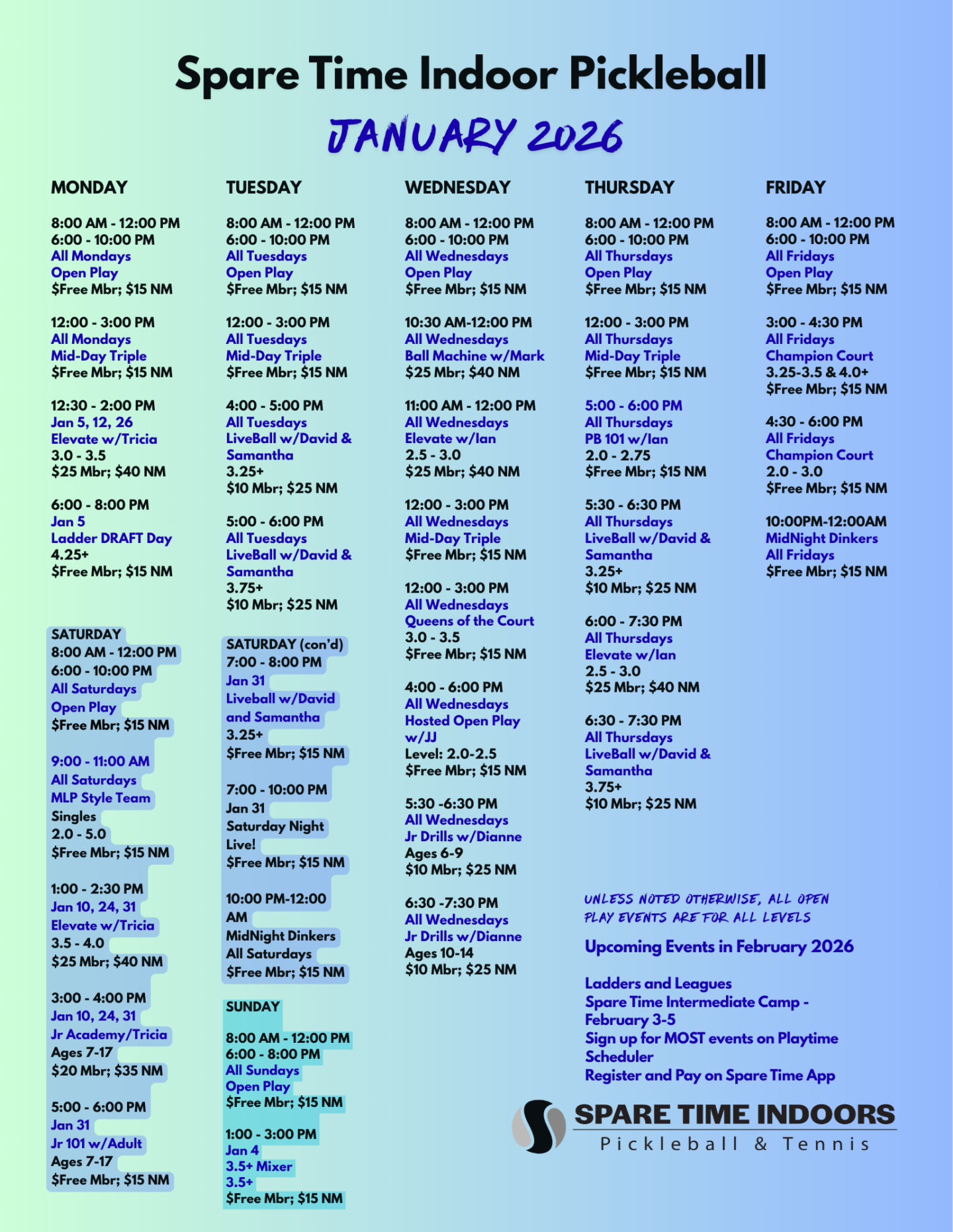 Indoor Pickleball Activities for Players in Greater Sacramento, CA